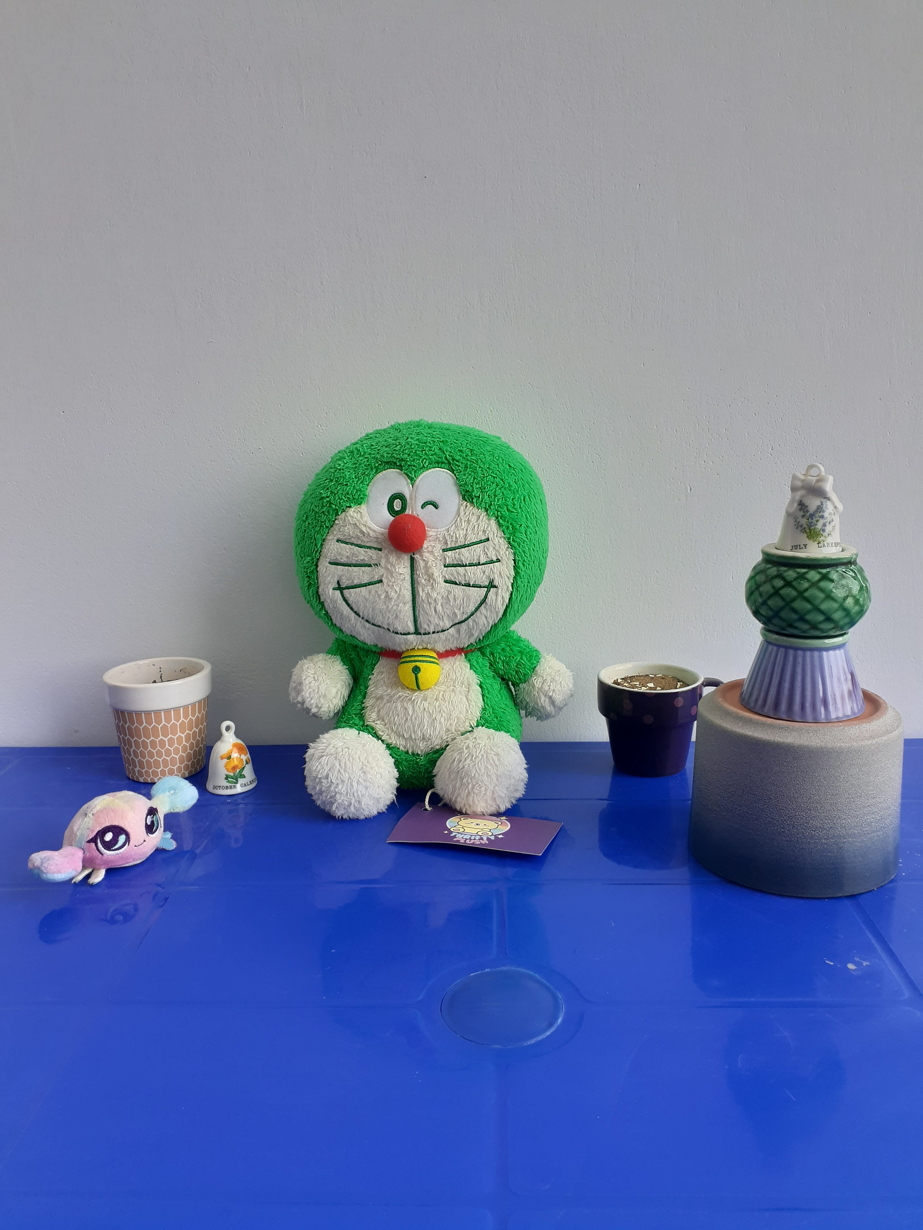 Doraemon Sustainability Mode Plushie – Thrifty Plush